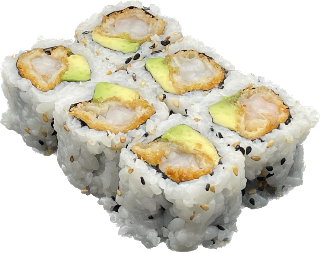 Cali Crevette Tempura Avocat Mayo Spicy - LOVE SUSHI